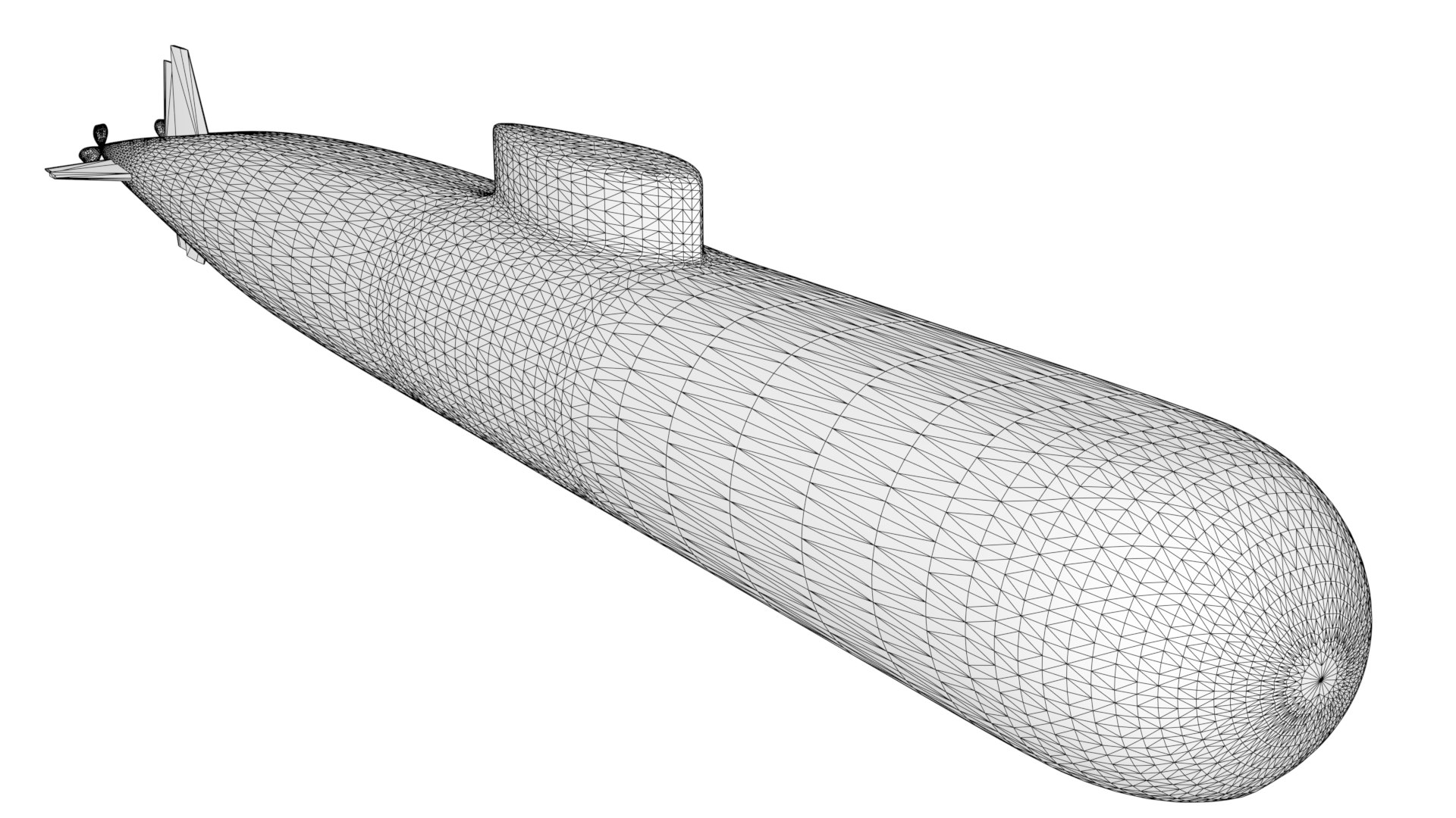 3D K-222 Submarine - TurboSquid 2152461