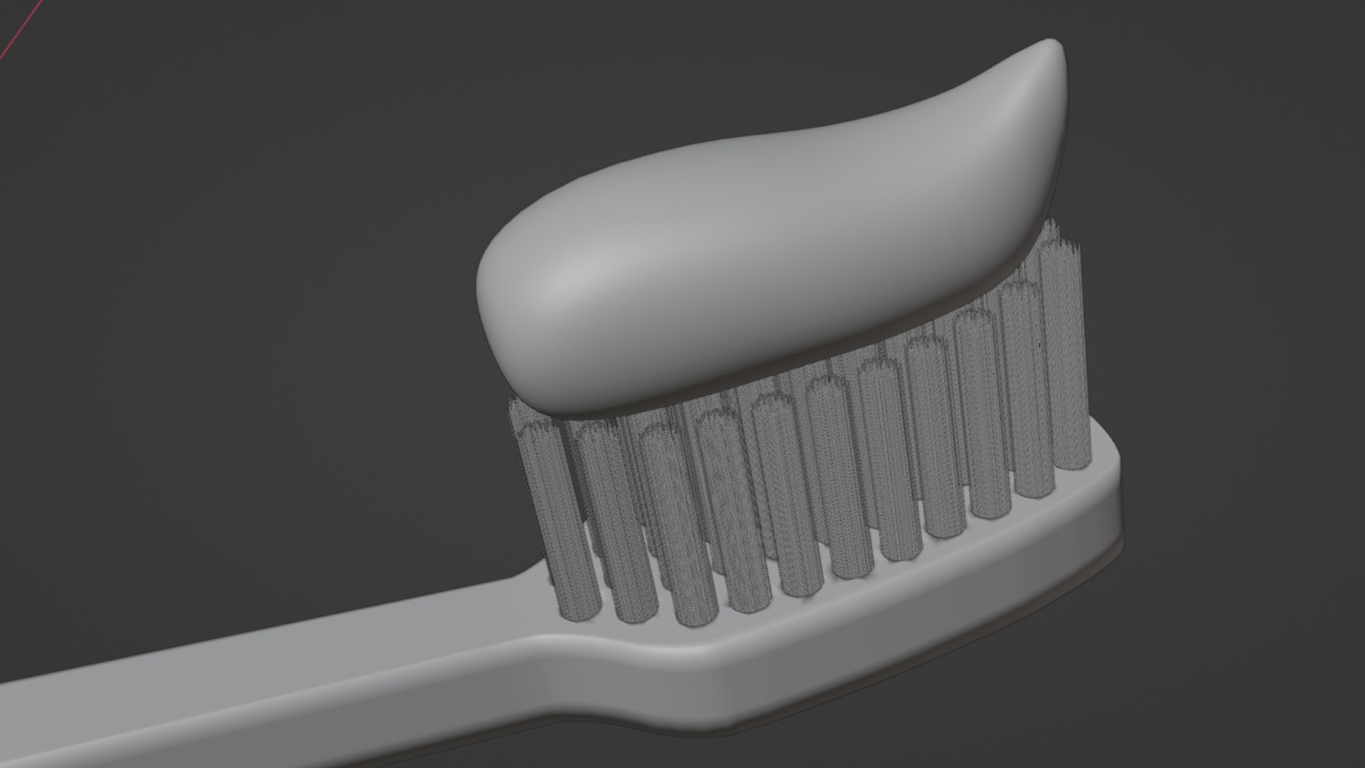 Toothpaste And Toothbrush Model - TurboSquid 2102997