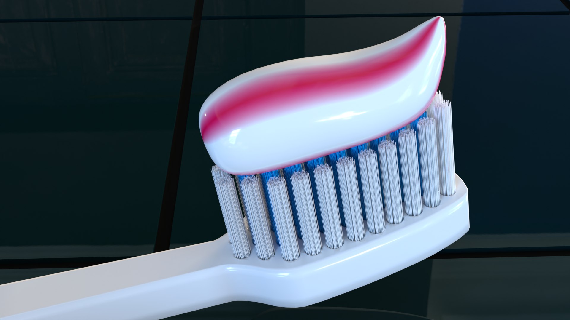 Toothpaste And Toothbrush Model - TurboSquid 2102997