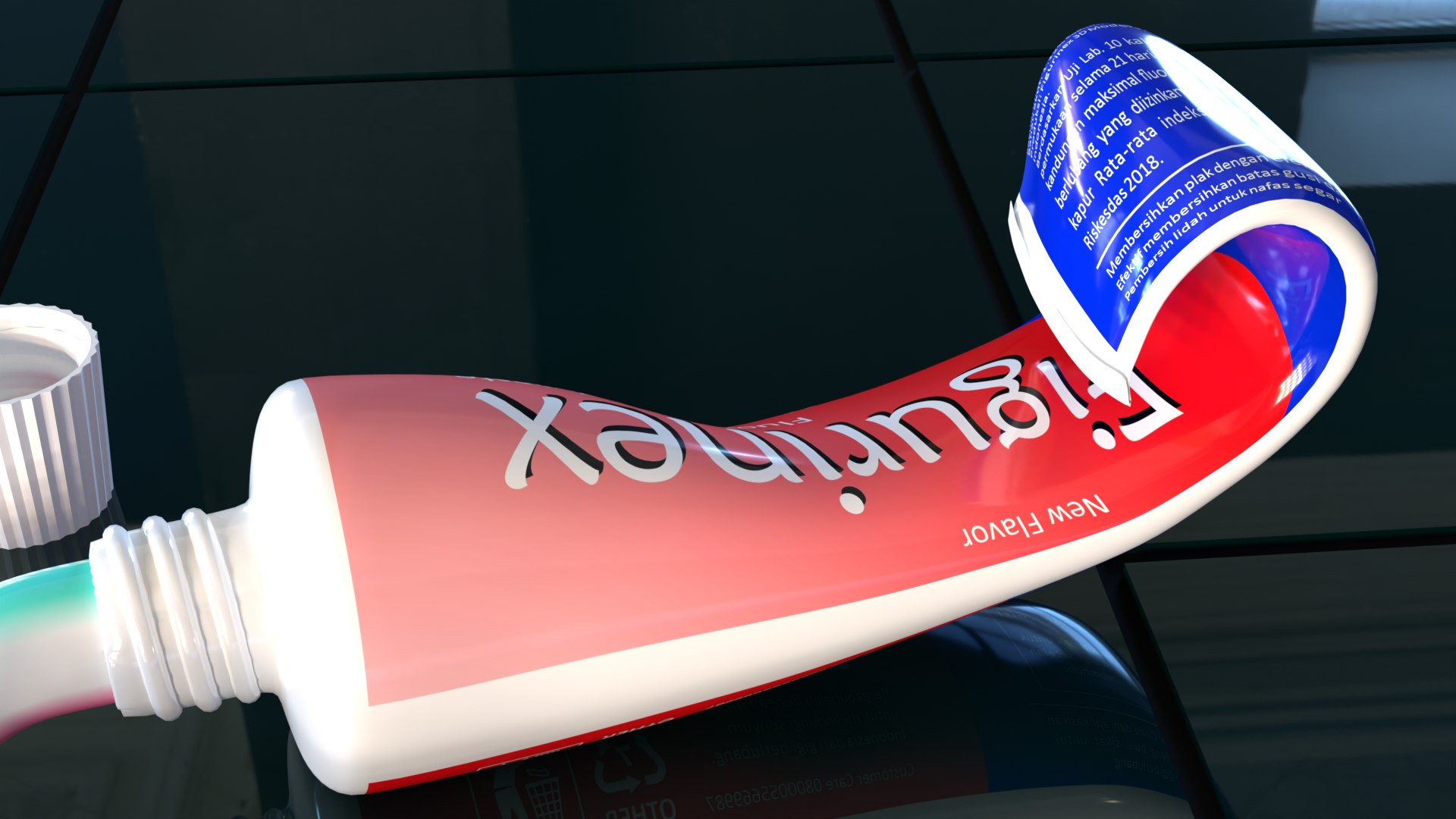 Toothpaste And Toothbrush Model - TurboSquid 2102997
