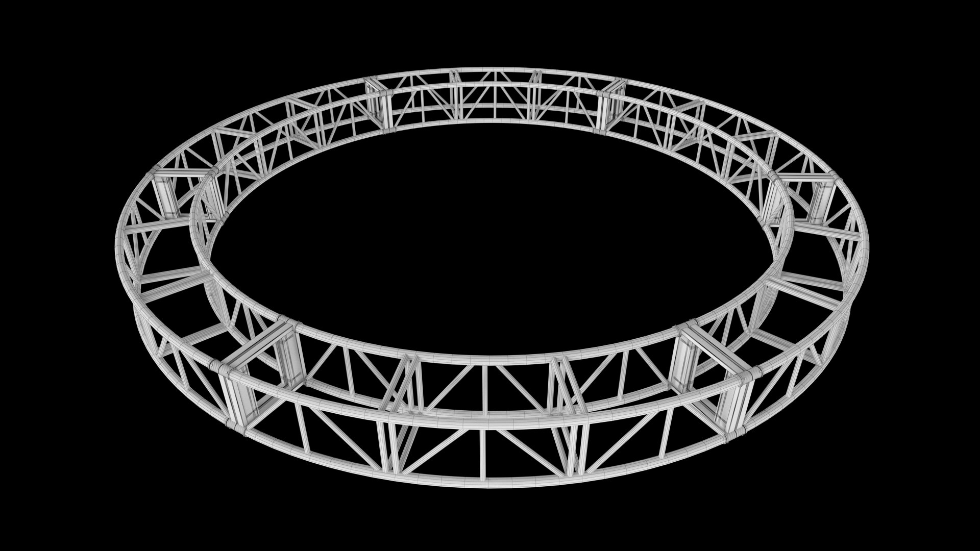 Circular Truss Stage 1 3D Model - TurboSquid 2209770
