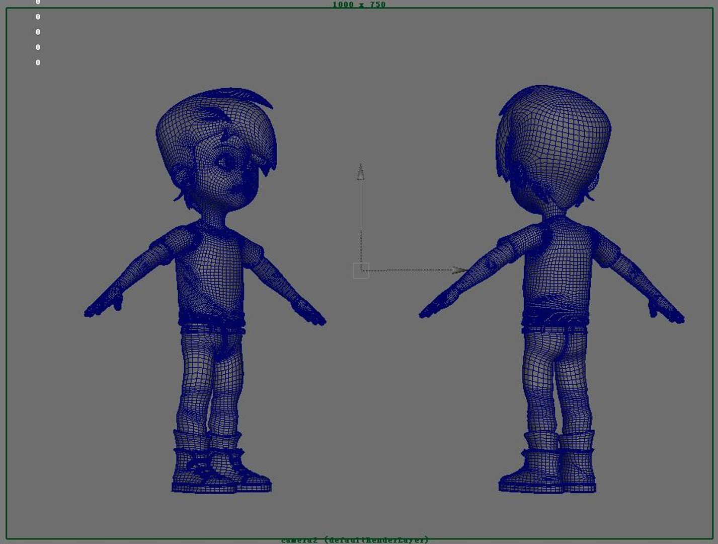 Characters Pupils Students Passersby Model - TurboSquid 1653274