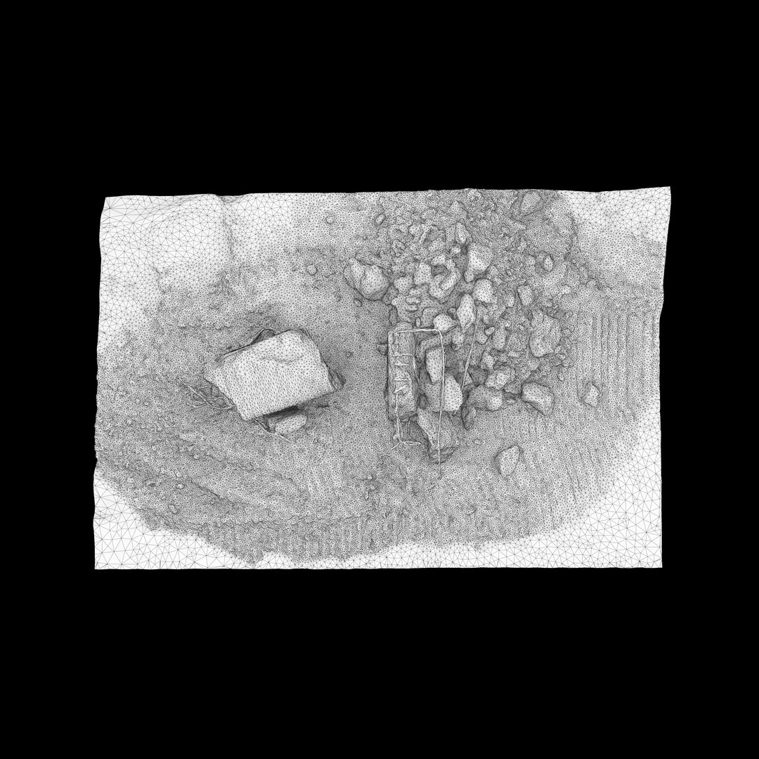 Gravel Concrete 02 - 3D Photogrammetry Model Scan Of Pile Of Concrete ...