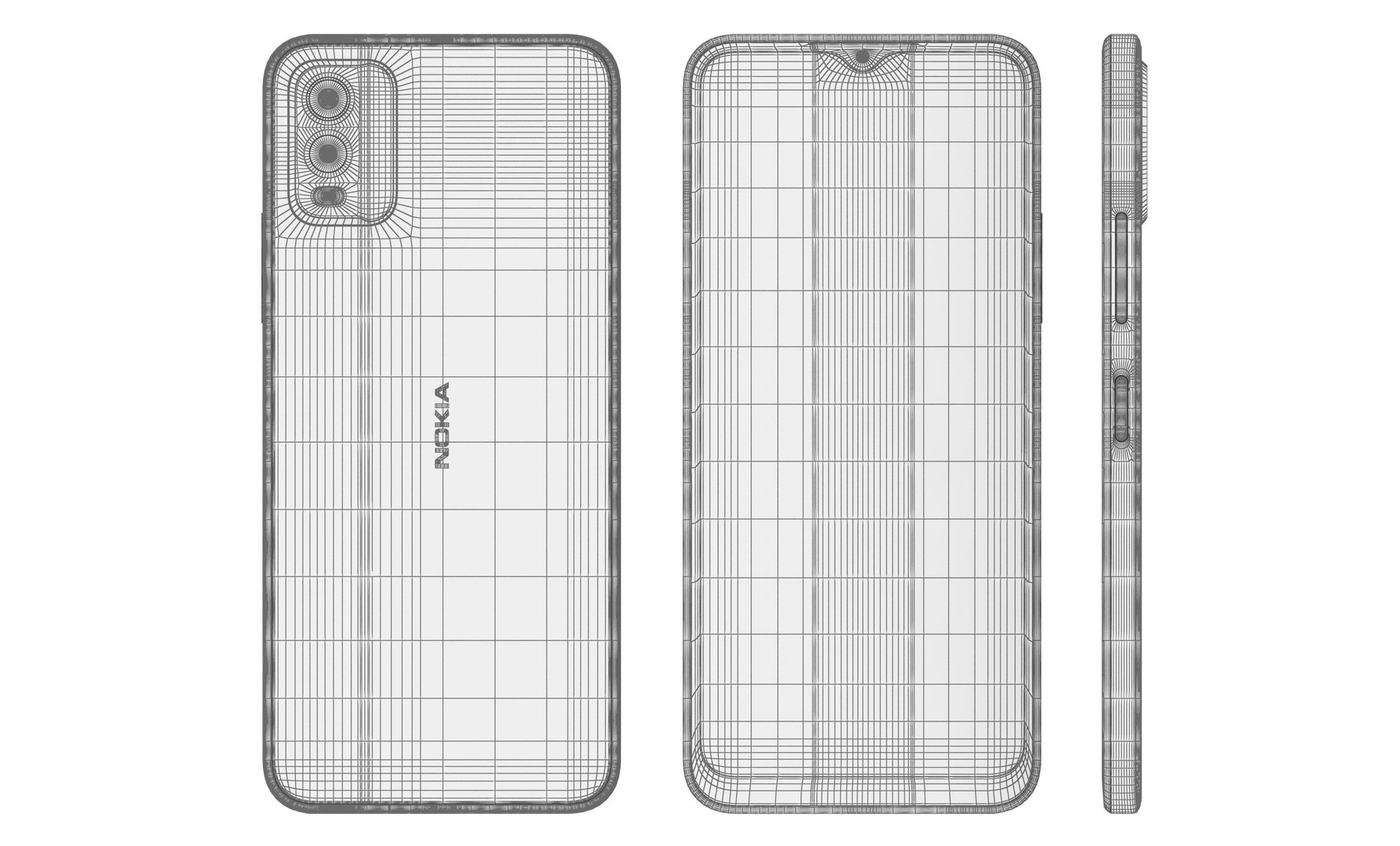 3D model Nokia C32 Beach Pink - TurboSquid 2070368