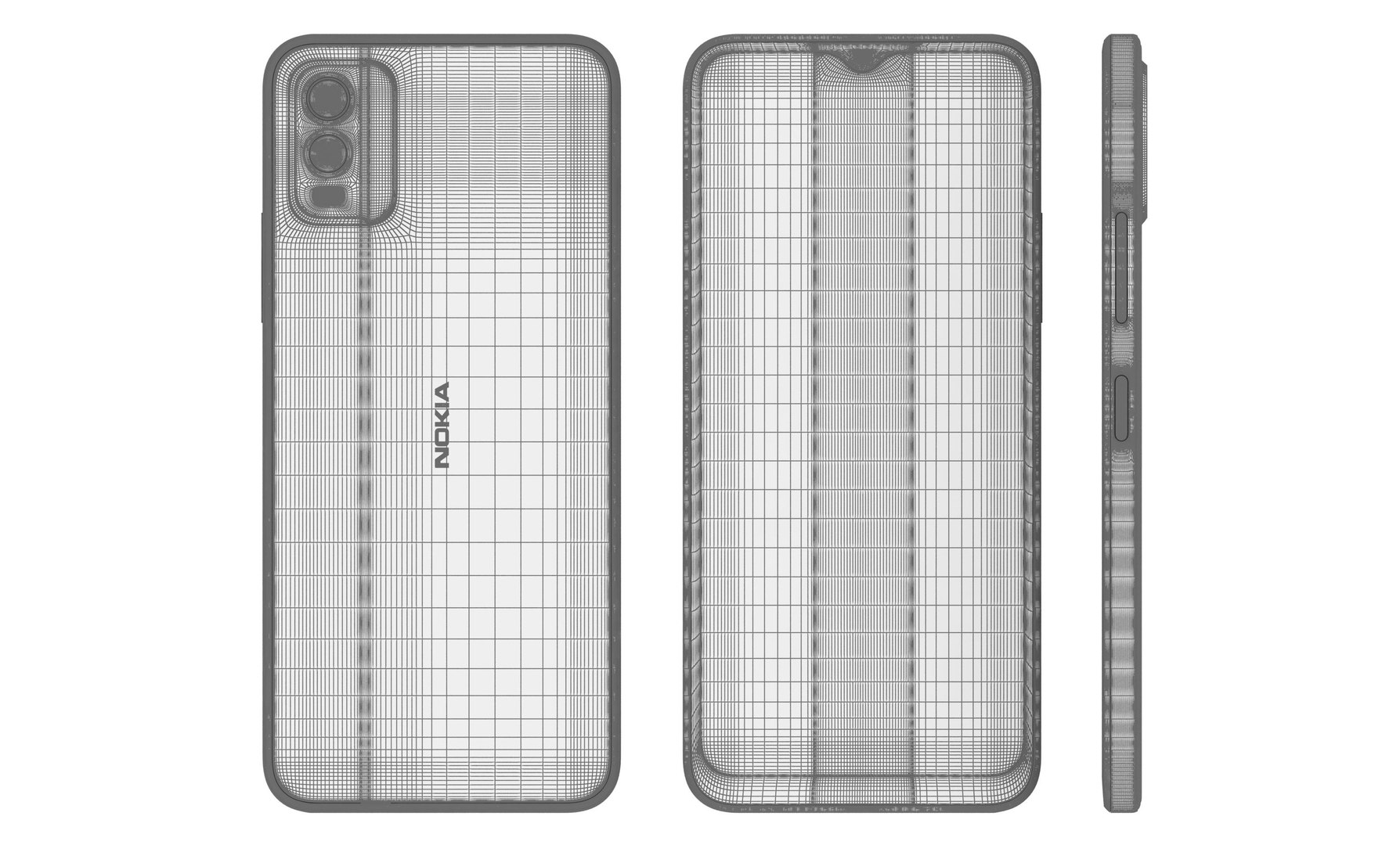 3D model Nokia C32 Beach Pink - TurboSquid 2070368