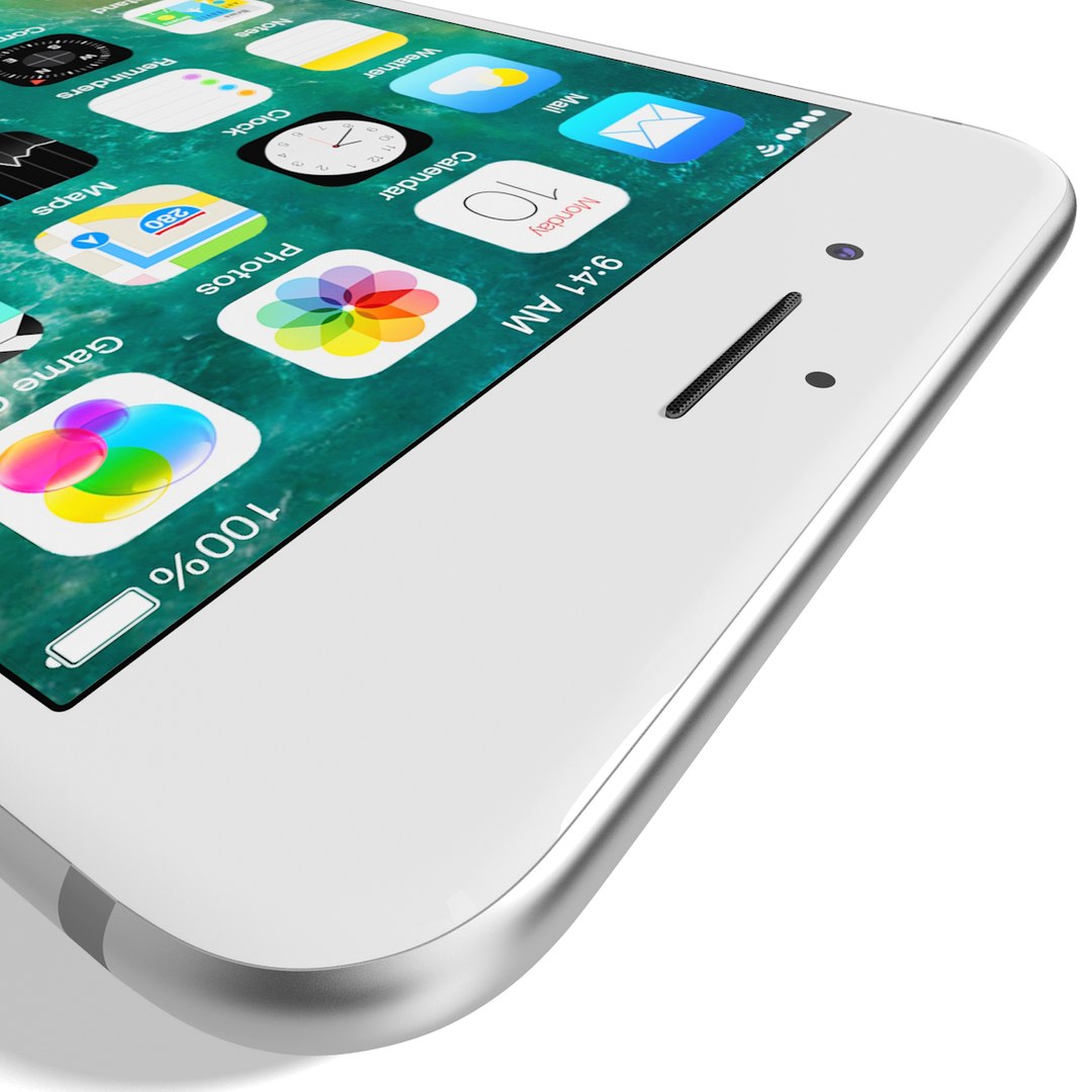 3d realistic apple iphone 7 model