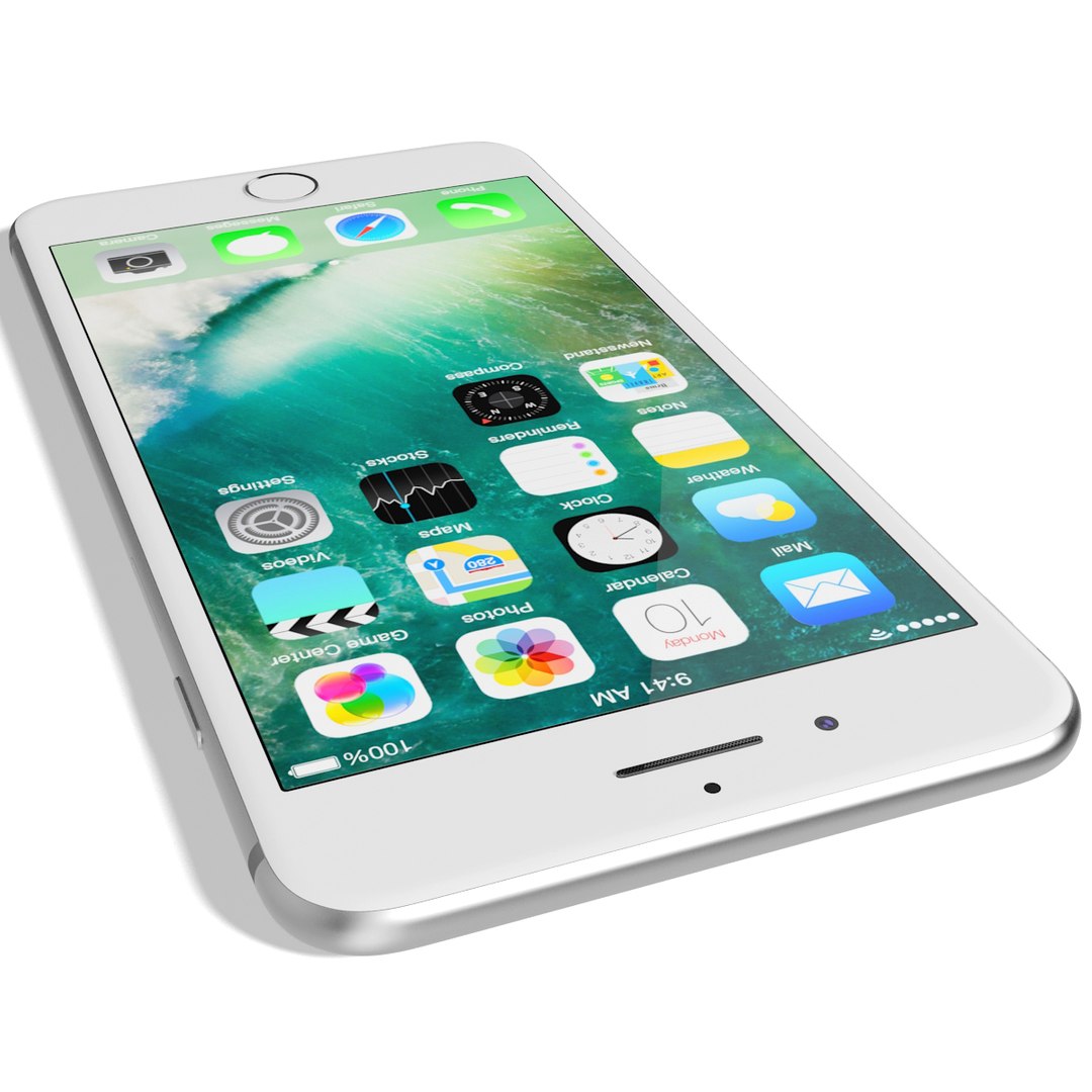 3d realistic apple iphone 7 model