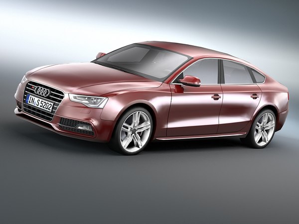 3d model audi s5 sportback