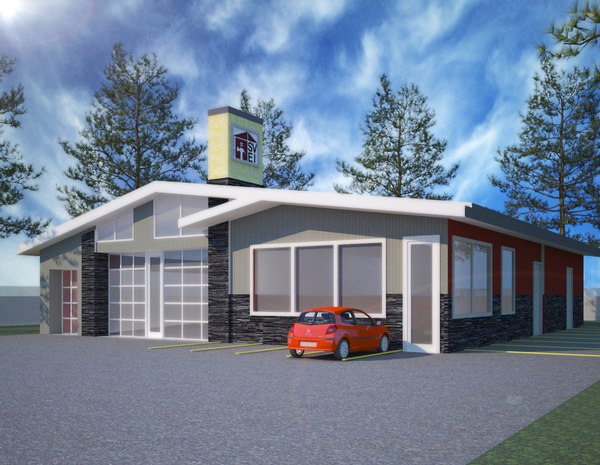 Industrial Building Factory SketchUp Models for Download | TurboSquid