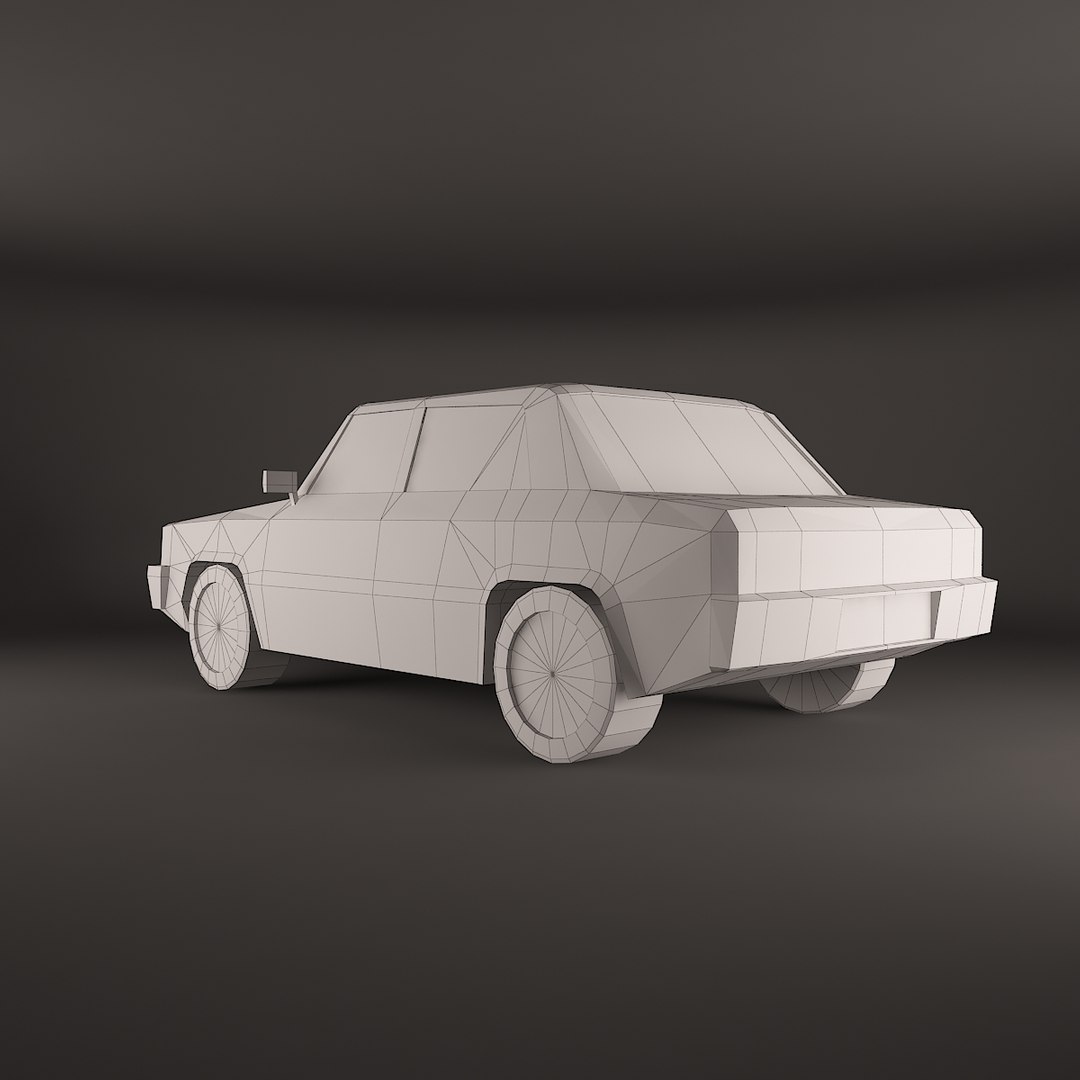 simple vehicle 3d model