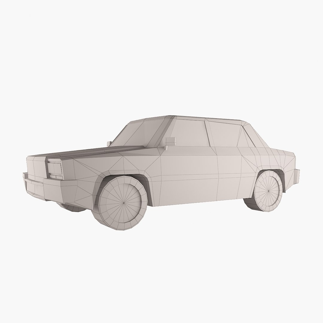 simple vehicle 3d model