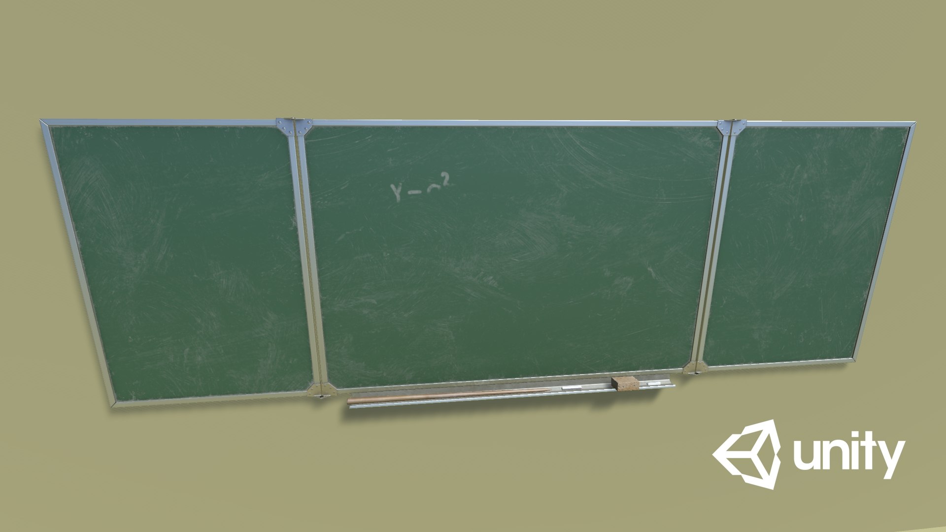 3D Chalkboard Model - TurboSquid 1798190