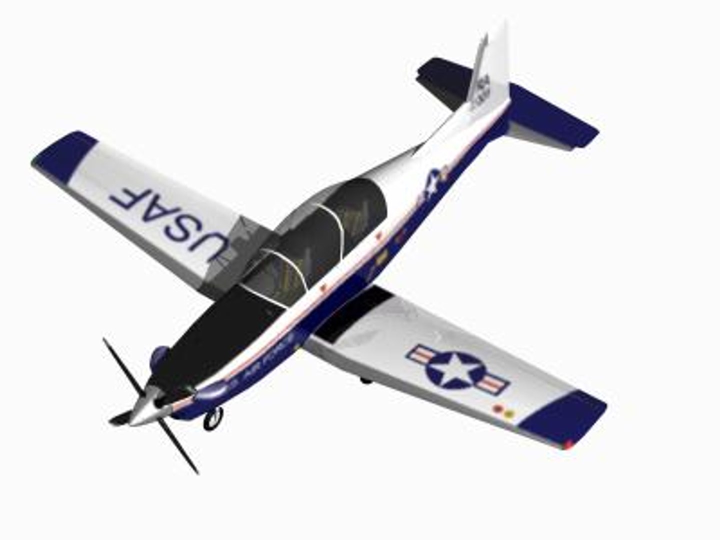 Raytheon Texan Ii 3d Model