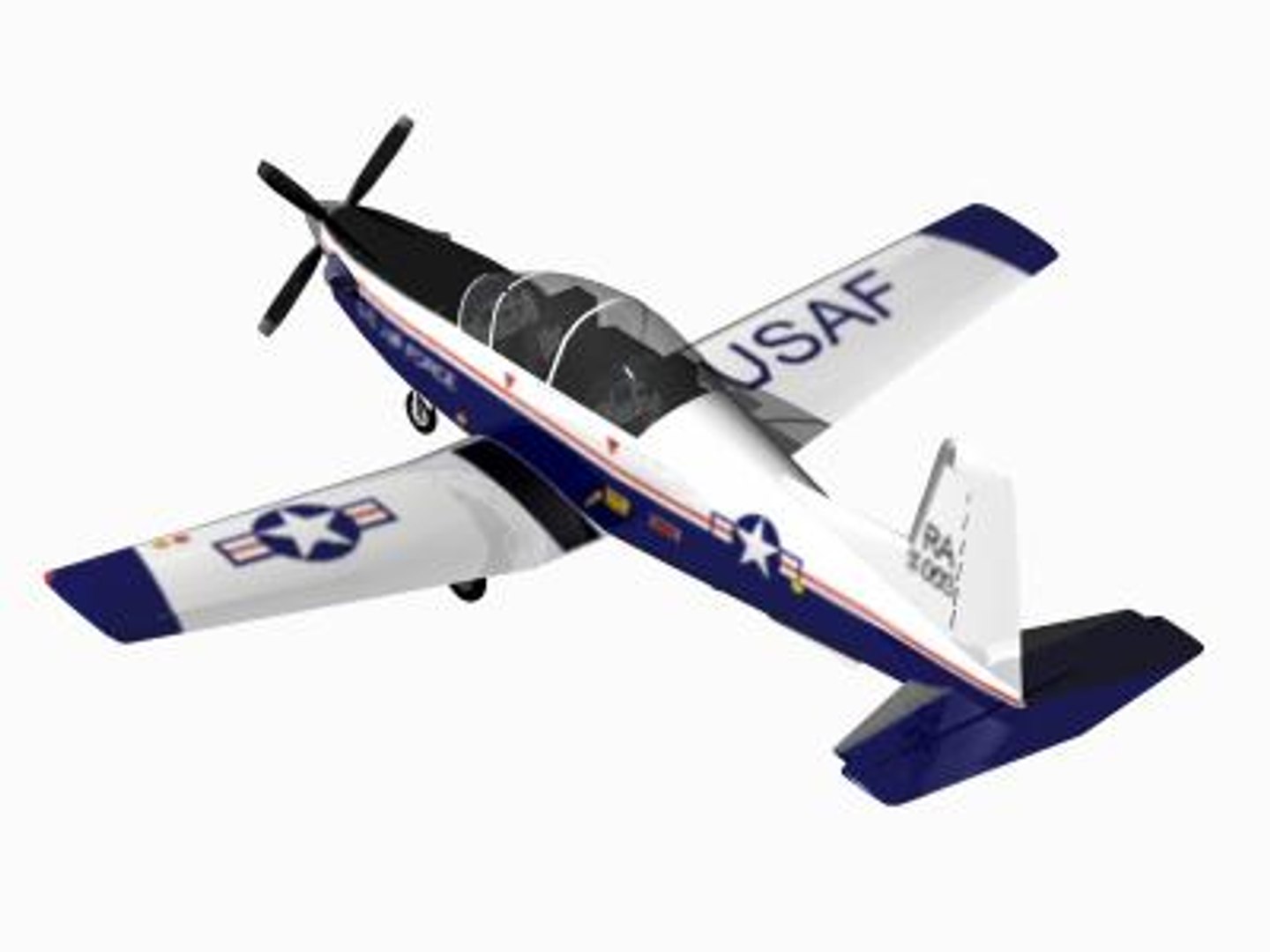 Raytheon Texan Ii 3d Model