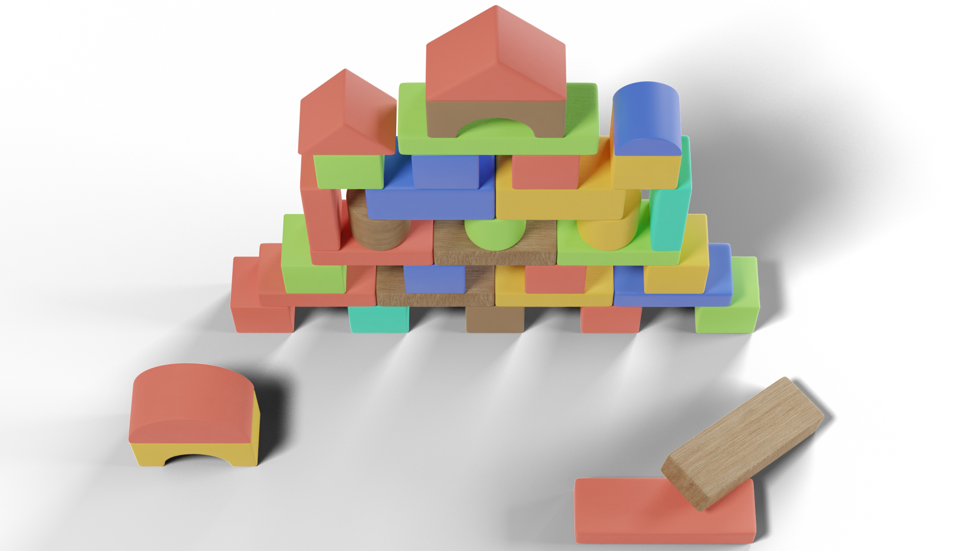3D Building Blocks model - TurboSquid 1739276