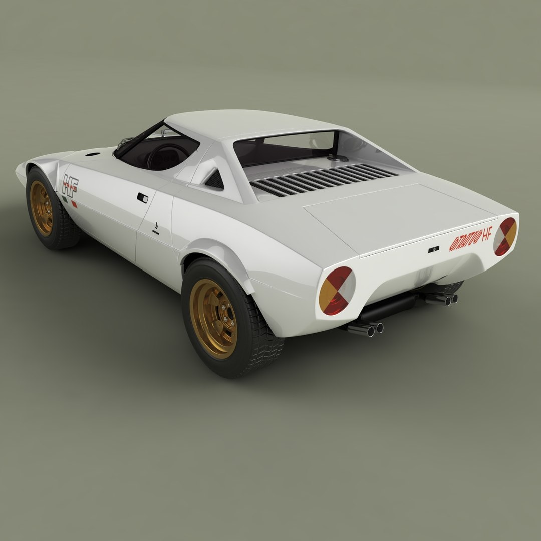 1971 Lancia Stratos Hf Model - TurboSquid 1413079