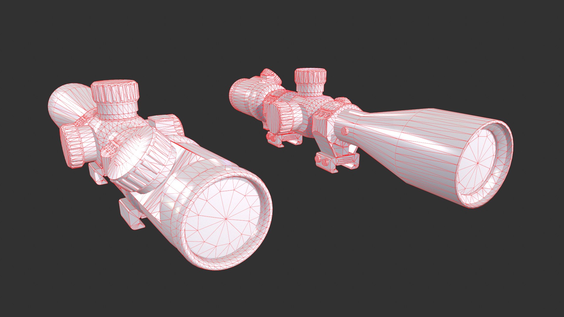 Scope 8x 3D Model - TurboSquid 1920726