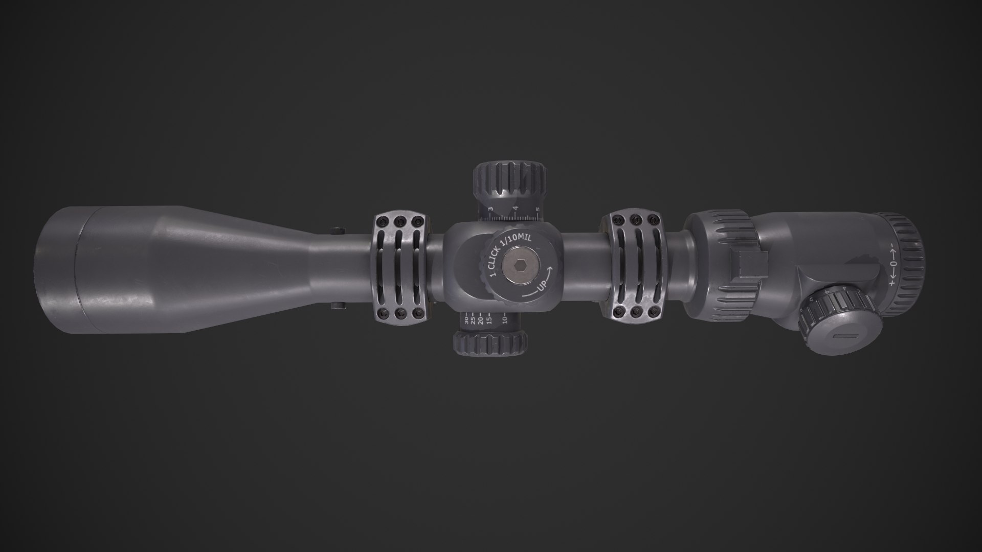 Scope 8x 3D Model - TurboSquid 1920726