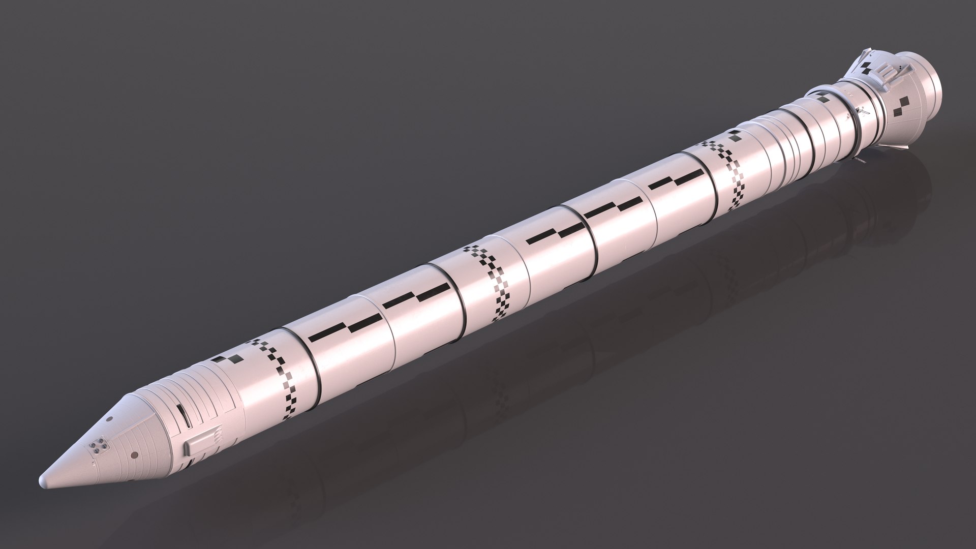3D Model Space Launch System Solid Rocket Booster - TurboSquid 2051736