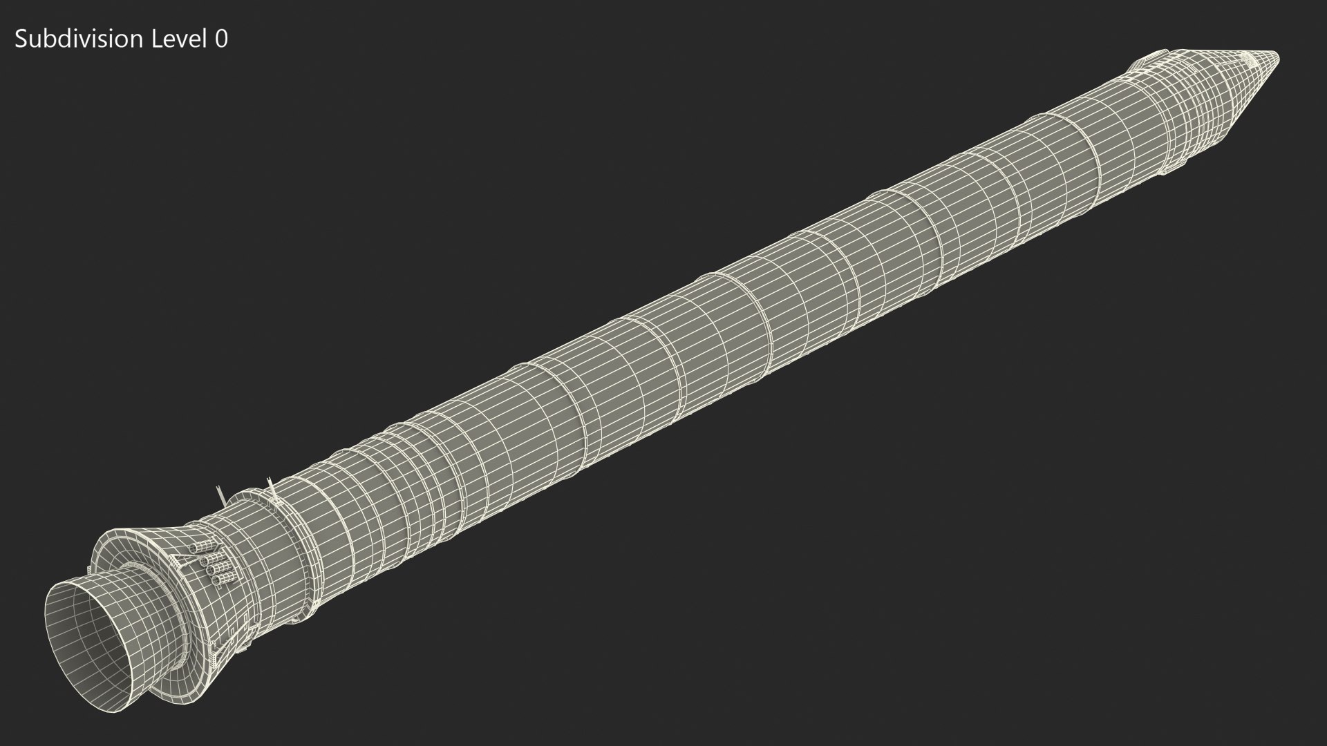 3D Model Space Launch System Solid Rocket Booster - TurboSquid 2051736
