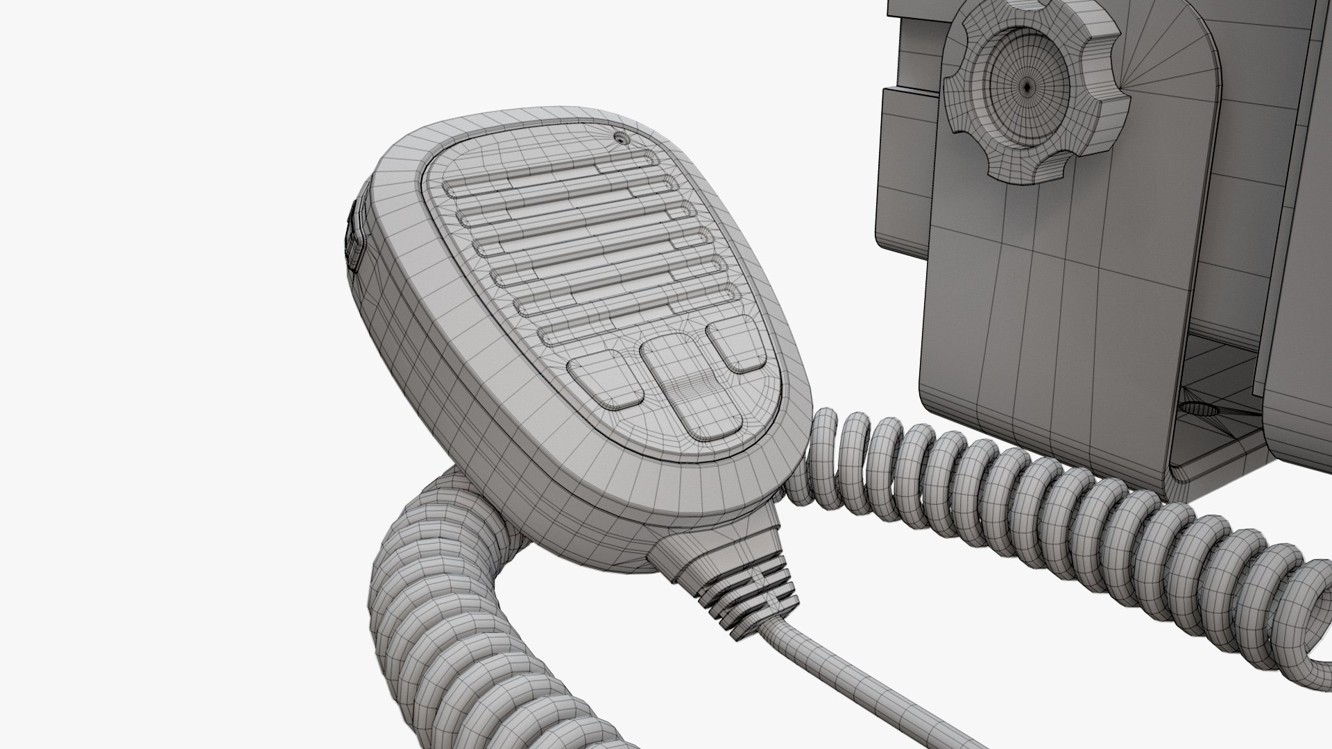 Fixed-Mount VHF Radio 3D Model - TurboSquid 1947413