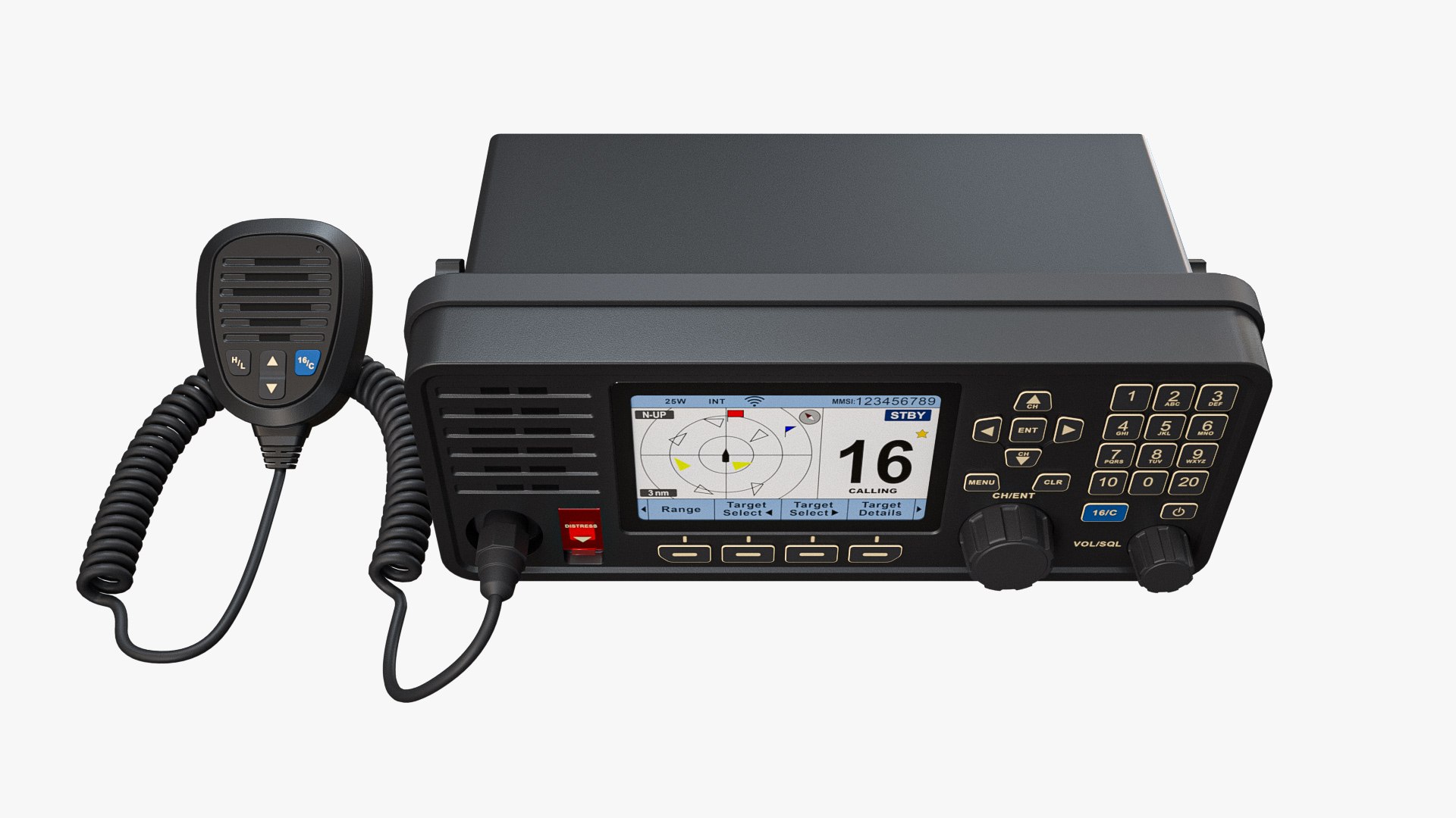 Fixed-Mount VHF Radio 3D Model - TurboSquid 1947413