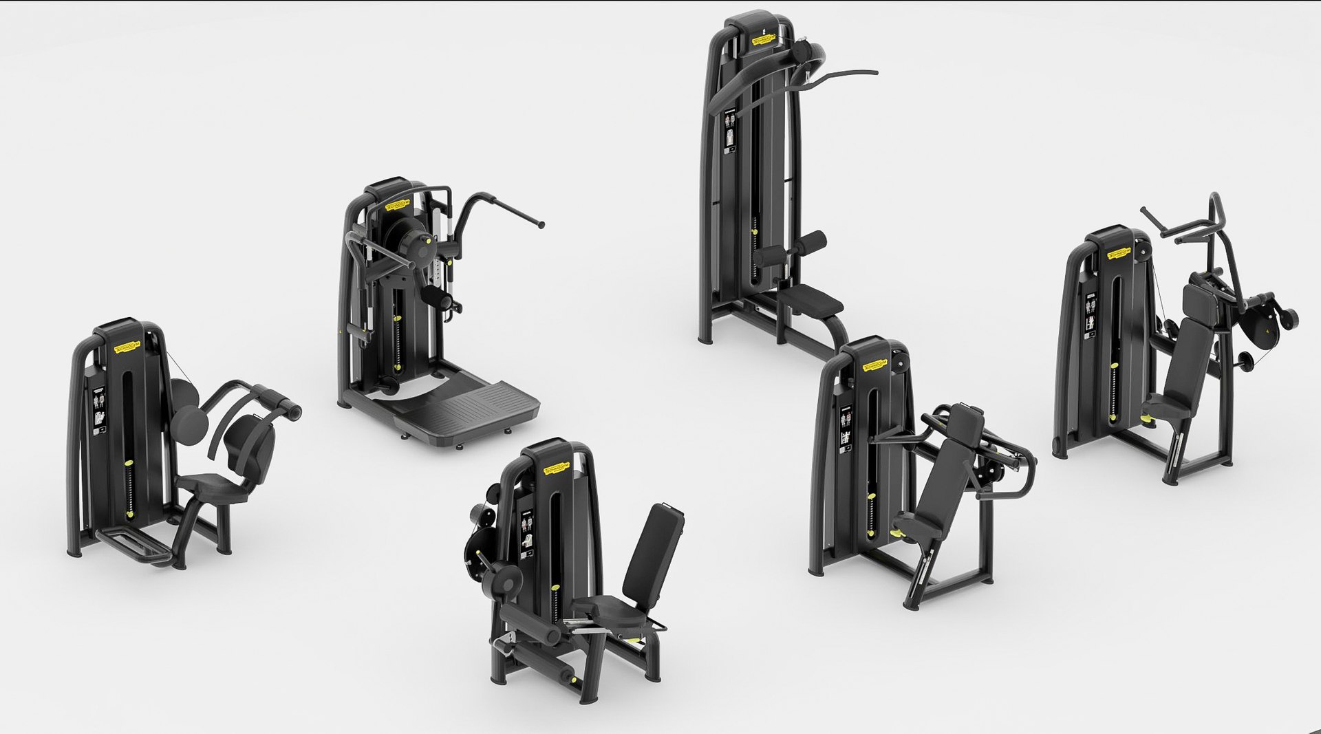 3D Technogym Strength Machine - TurboSquid 2298489