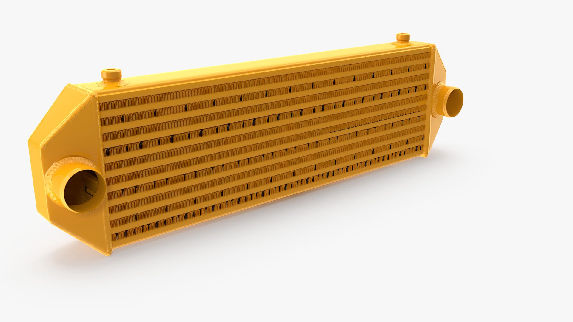 3D Mishimoto Gold Car Intercooler Front Side Pipes - TurboSquid 1930068