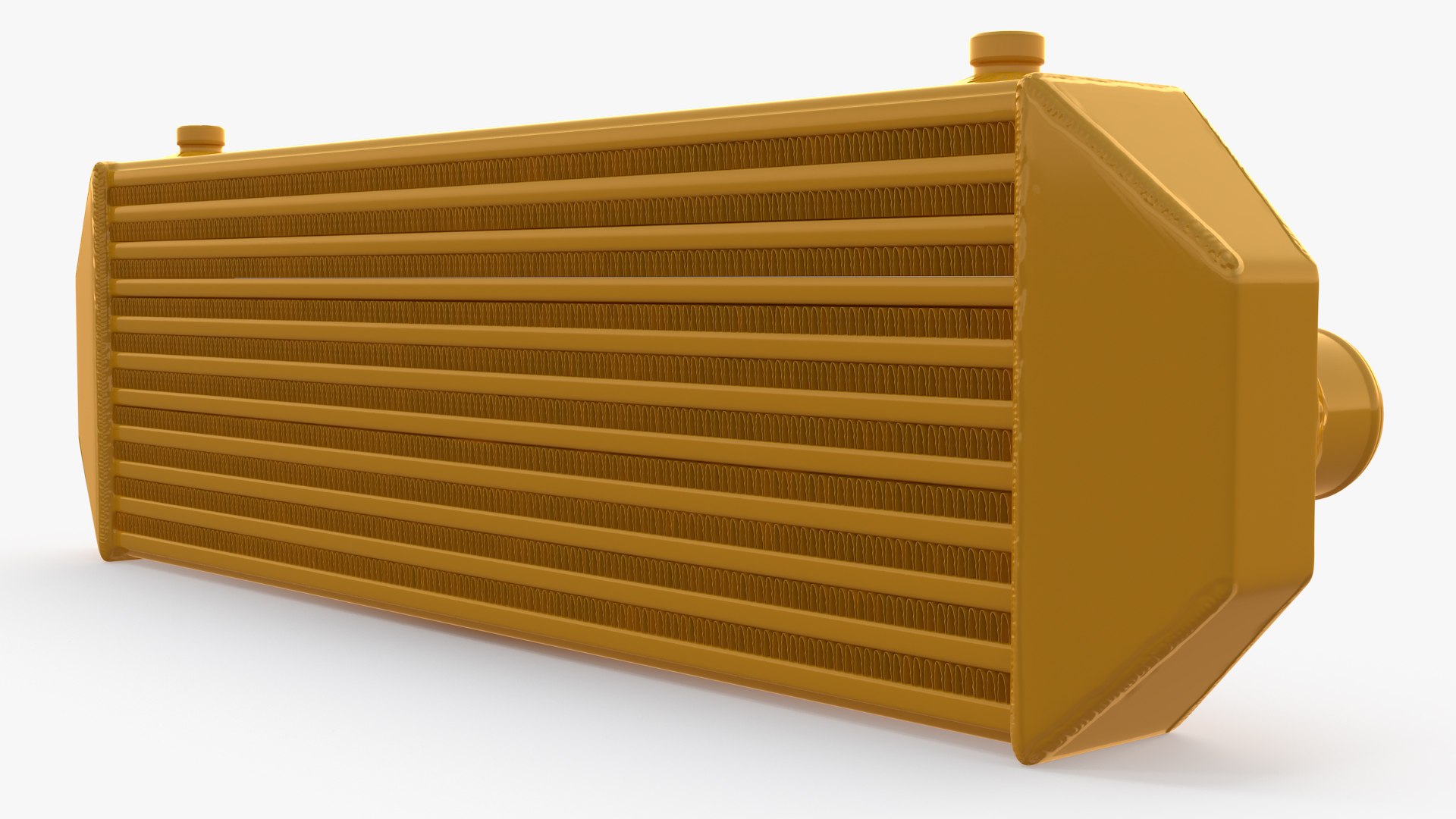 3D Mishimoto Gold Car Intercooler Front Side Pipes - TurboSquid 1930068