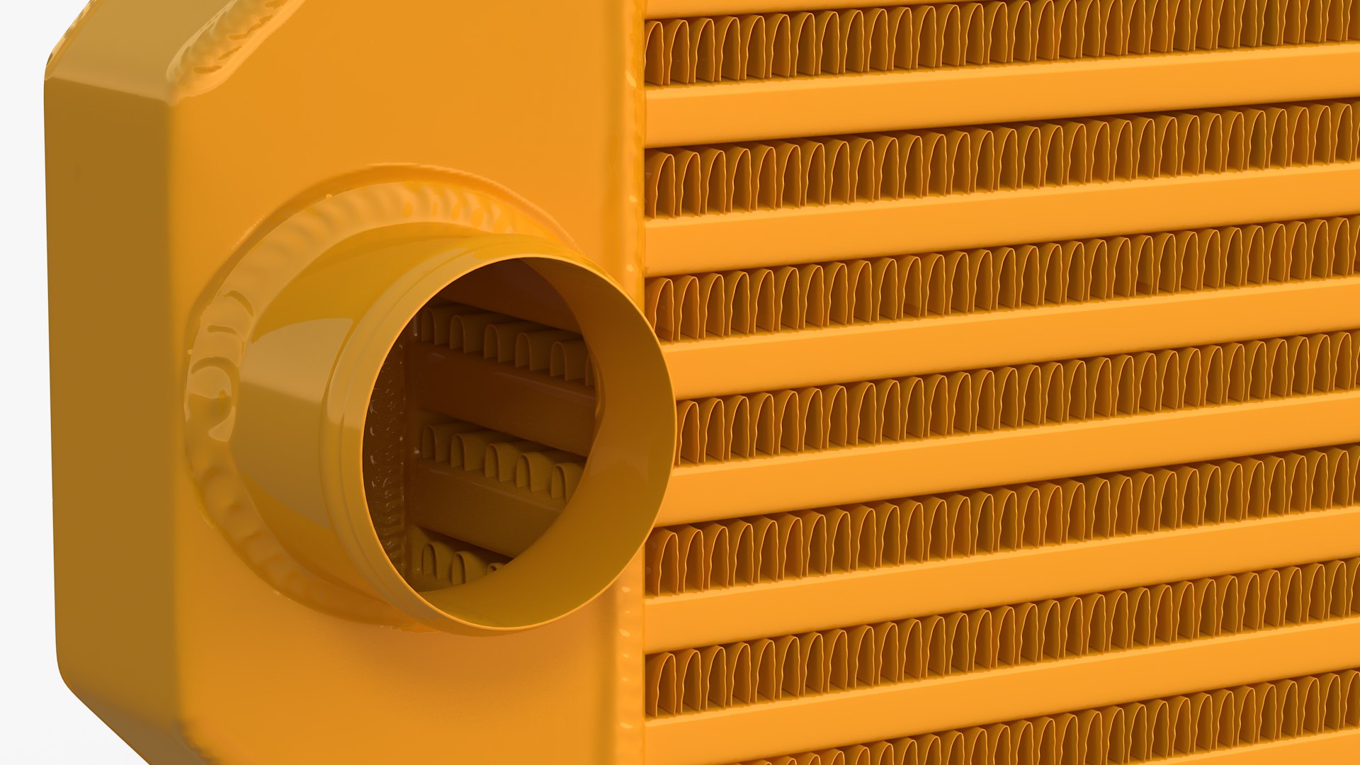 3D Mishimoto Gold Car Intercooler Front Side Pipes - TurboSquid 1930068