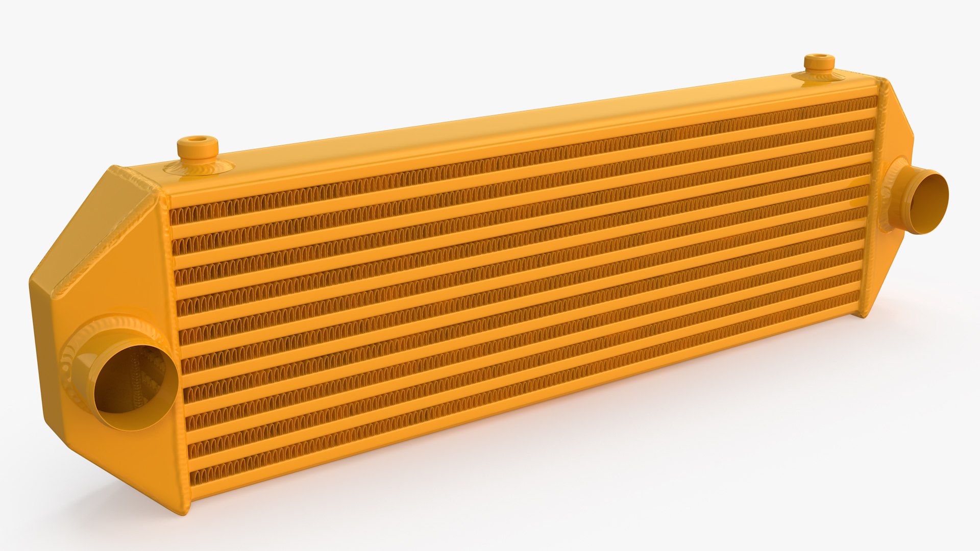 3D Mishimoto Gold Car Intercooler Front Side Pipes - TurboSquid 1930068