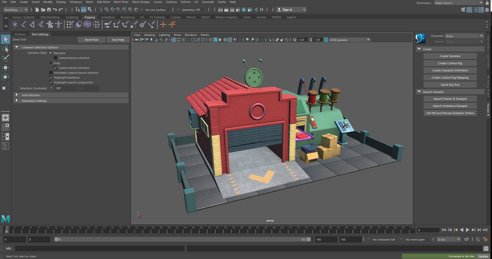 3D Cartoon Factory Stylized Model - TurboSquid 1419570