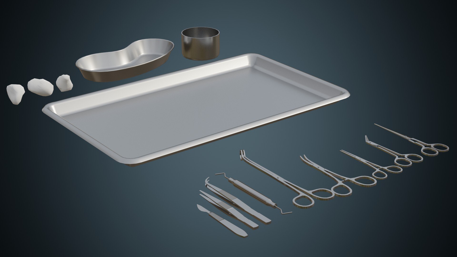 3D Model Medical Instruments 1 Basic - TurboSquid 2100648