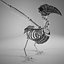 3d Model Bird Skeleton