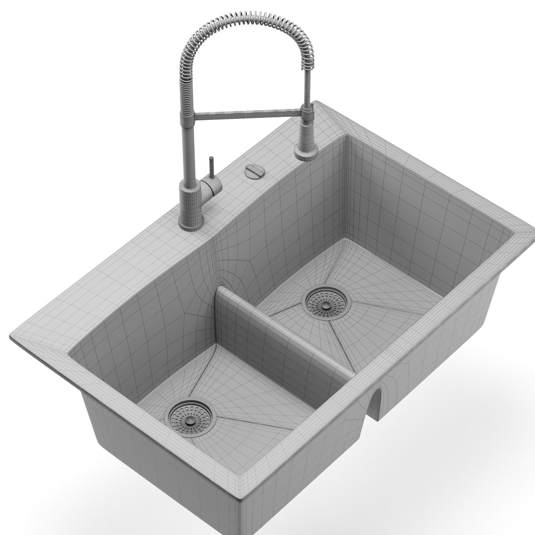 3D Model Schock CREST N200 Sink - TurboSquid 1877482