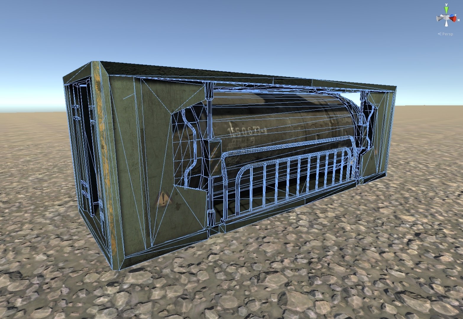 3d model of container cistern