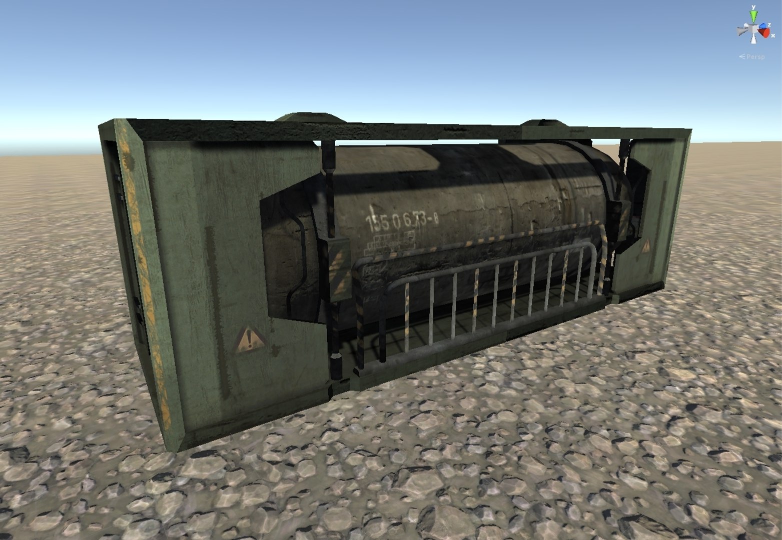 3d model of container cistern