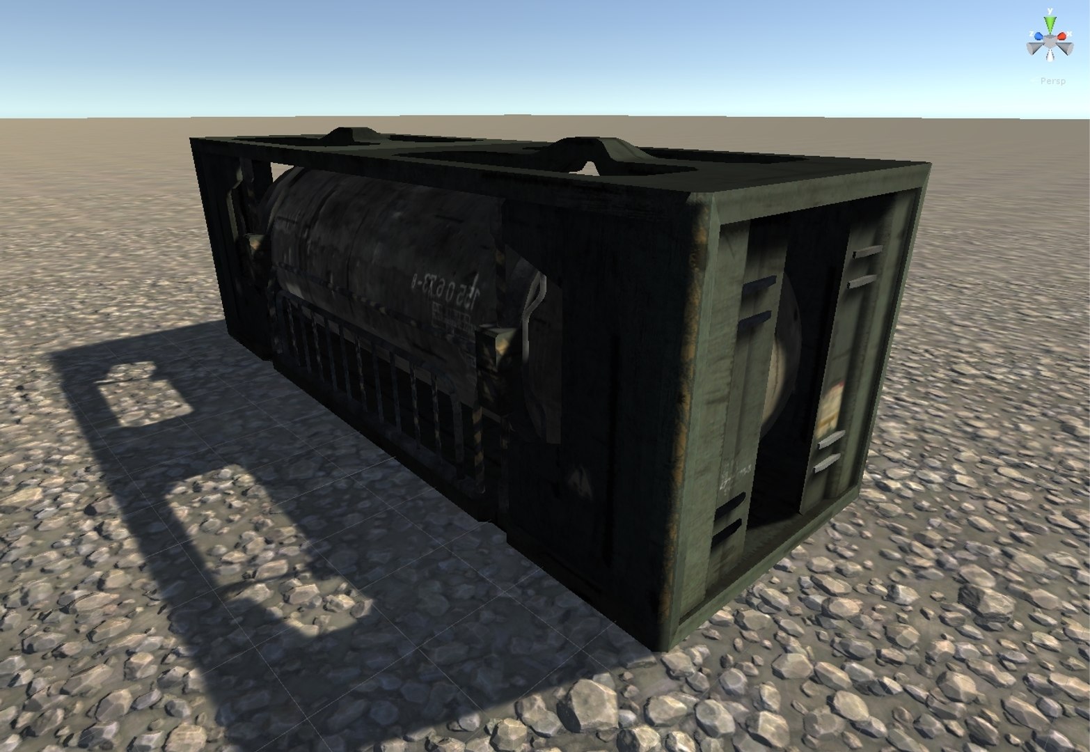 3d model of container cistern