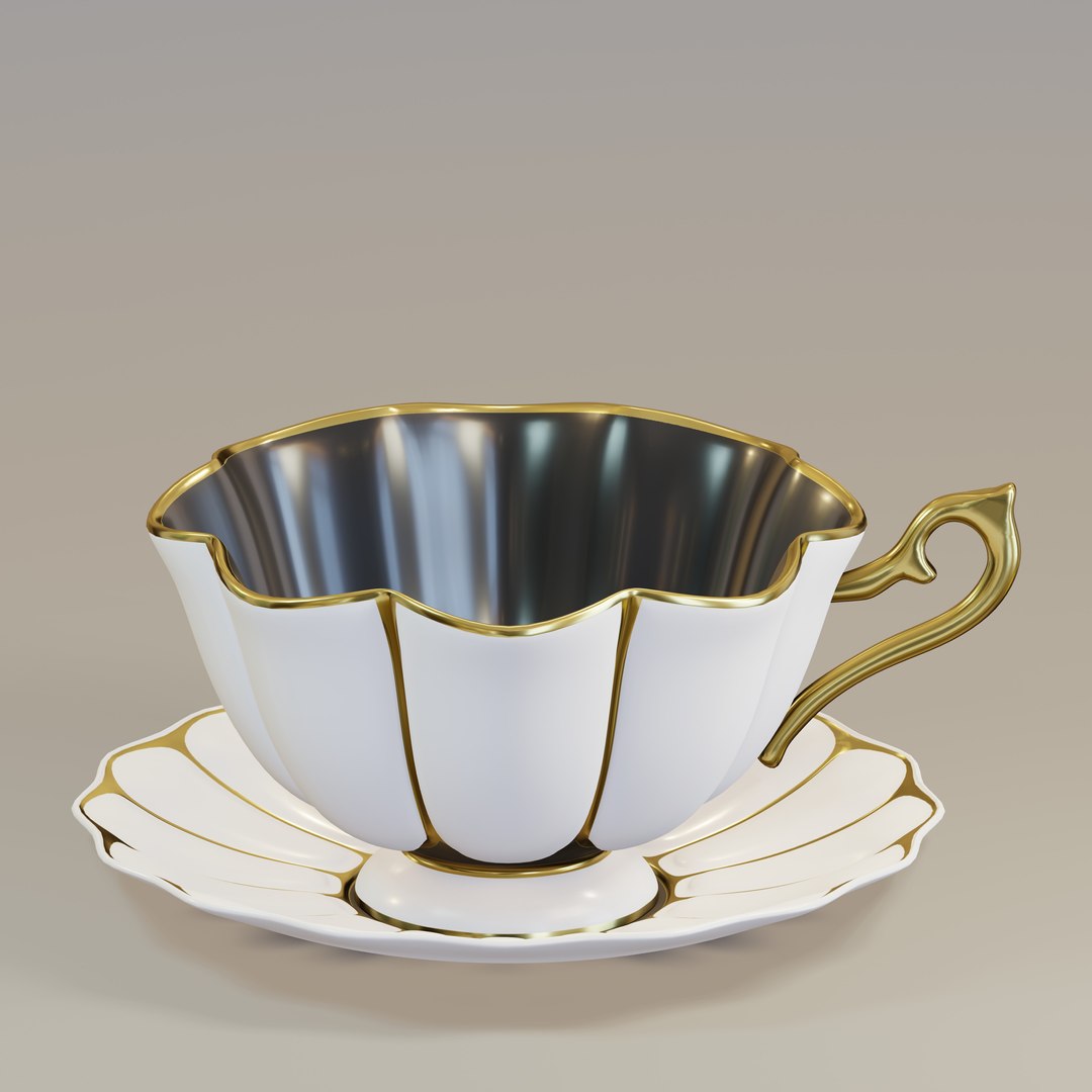 3D Cup Vintage - TurboSquid 1631628