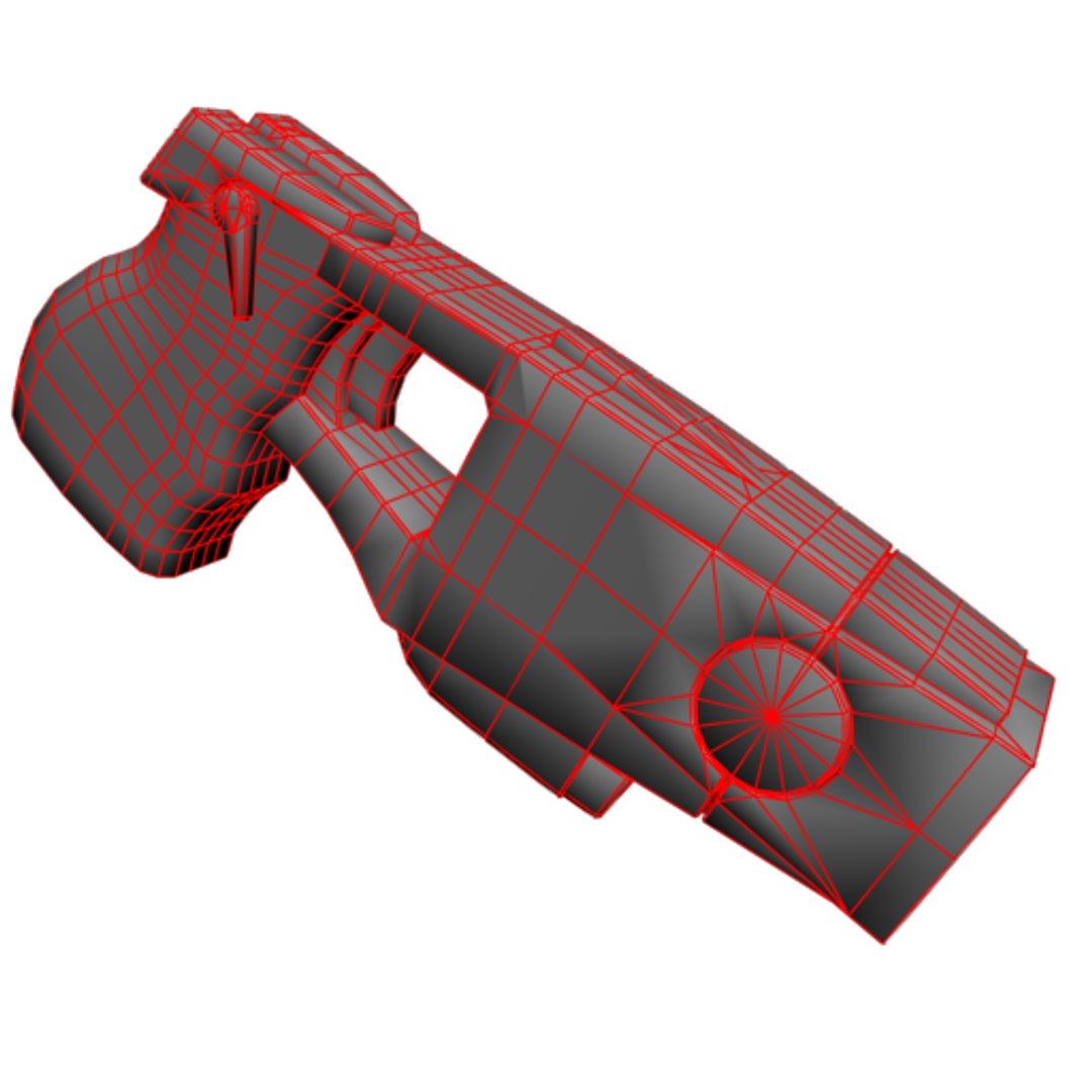3d Model Gun Taser