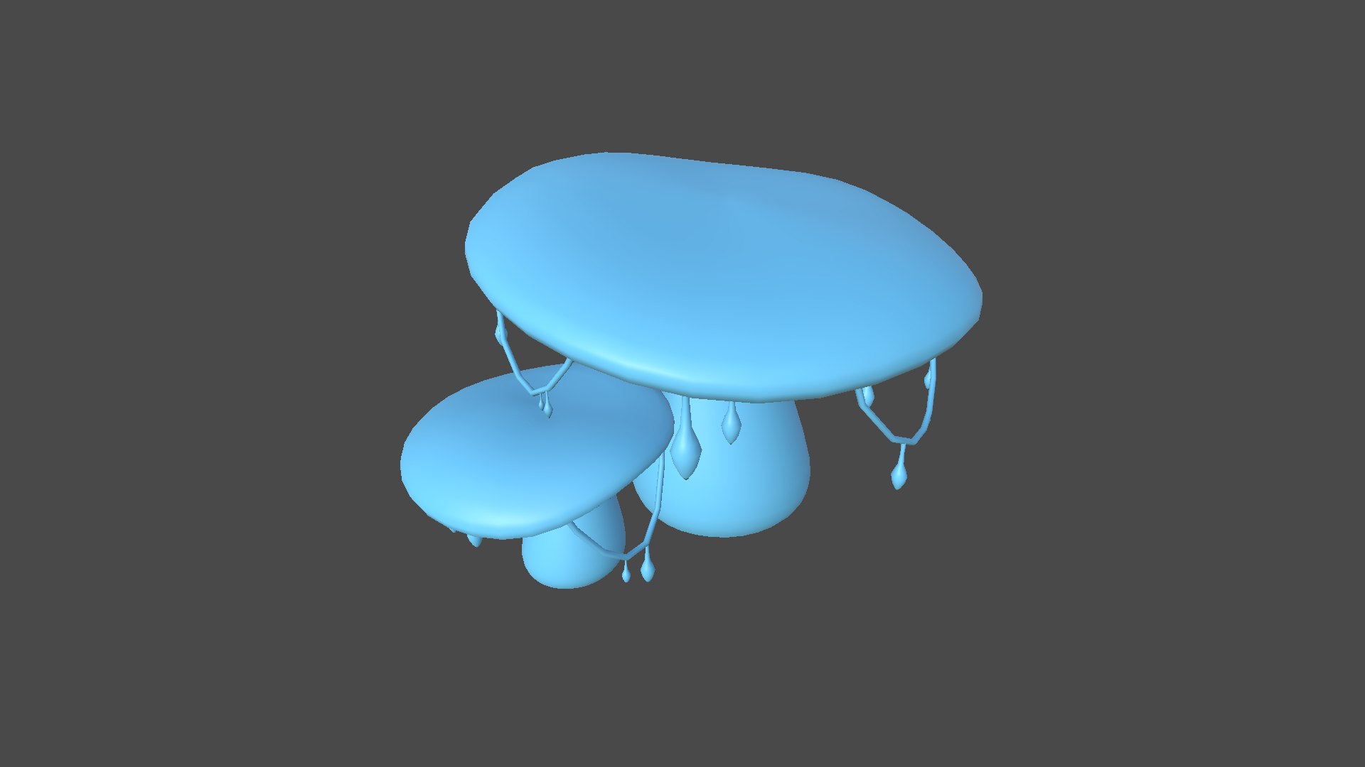 Fantasy Mushroom C02 Blue - Scene Backdrop Design 3D Model - TurboSquid ...