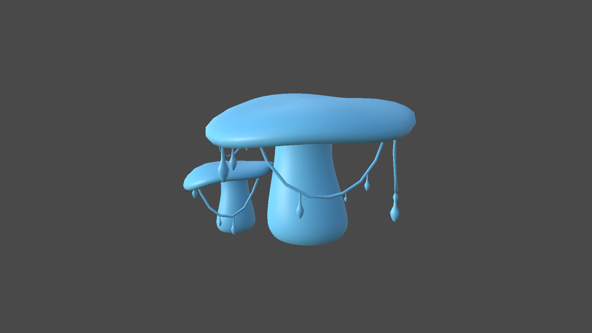 Fantasy Mushroom C02 Blue - Scene Backdrop Design 3D Model - TurboSquid ...