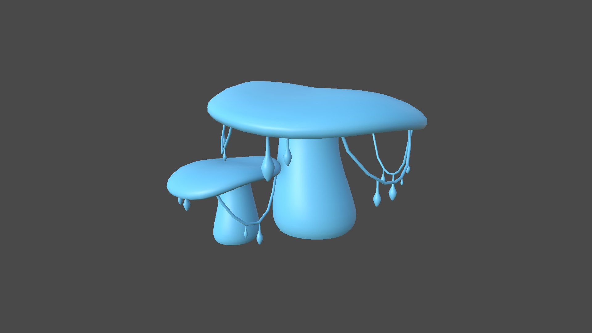 Fantasy Mushroom C02 Blue - Scene Backdrop Design 3D Model - TurboSquid ...