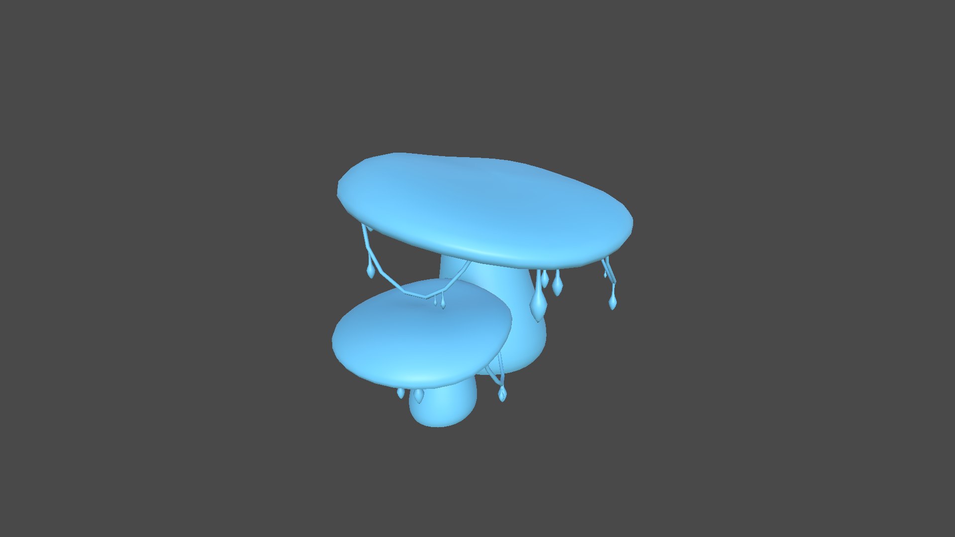 Fantasy Mushroom C02 Blue - Scene Backdrop Design 3D Model - TurboSquid ...