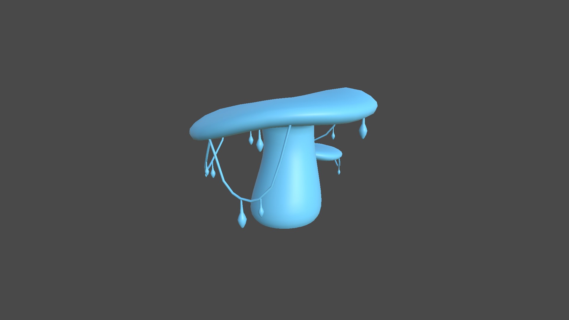 Fantasy Mushroom C02 Blue - Scene Backdrop Design 3D Model - TurboSquid ...