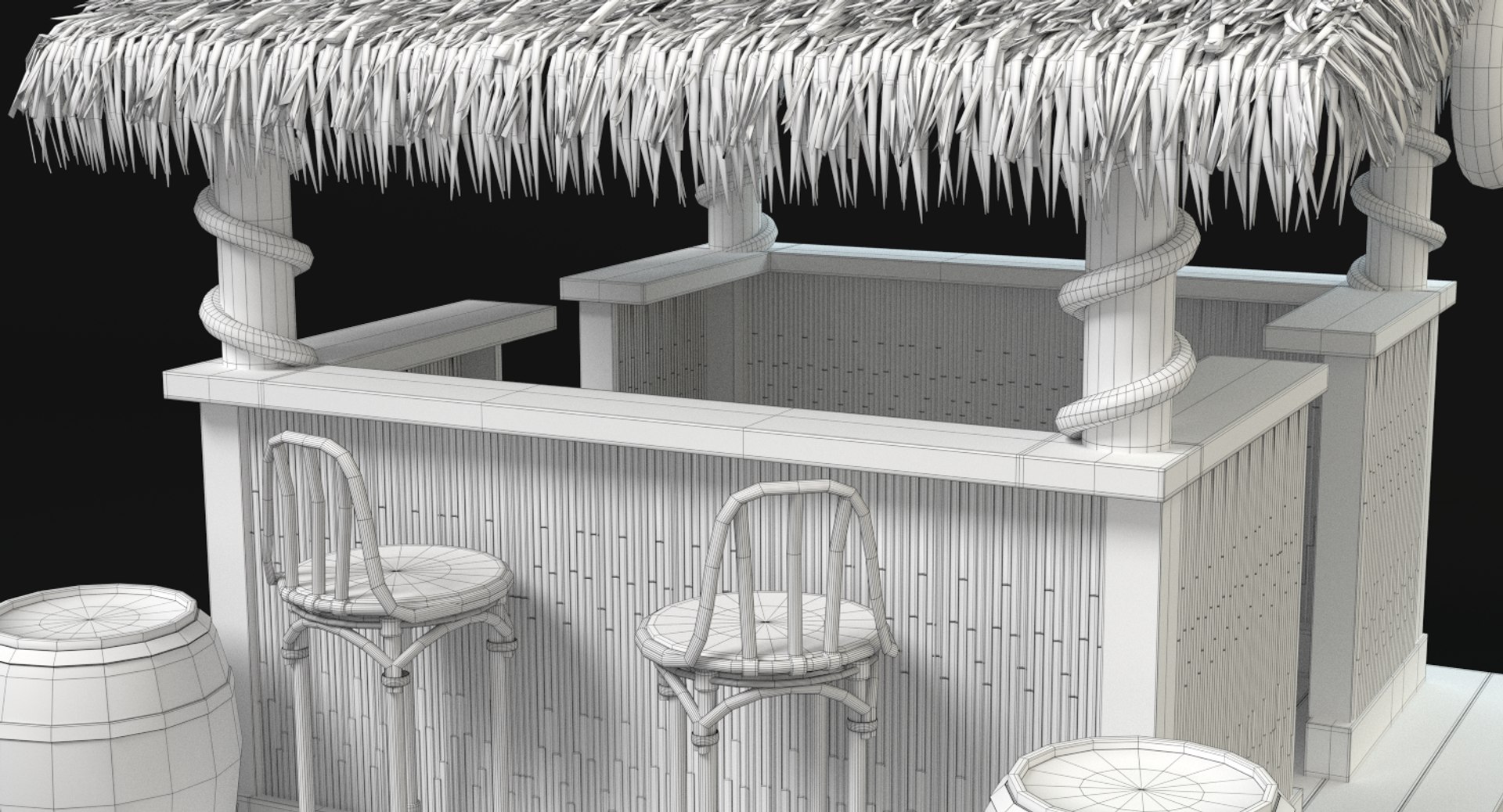 3d Tiki Bar
