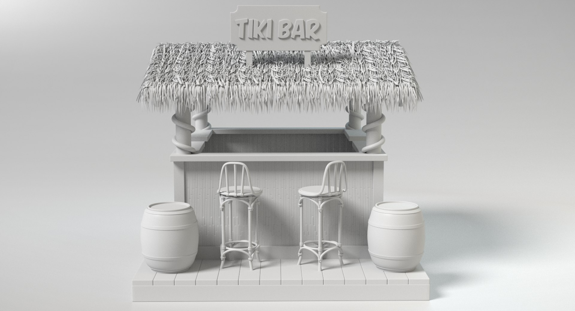 3d Tiki Bar