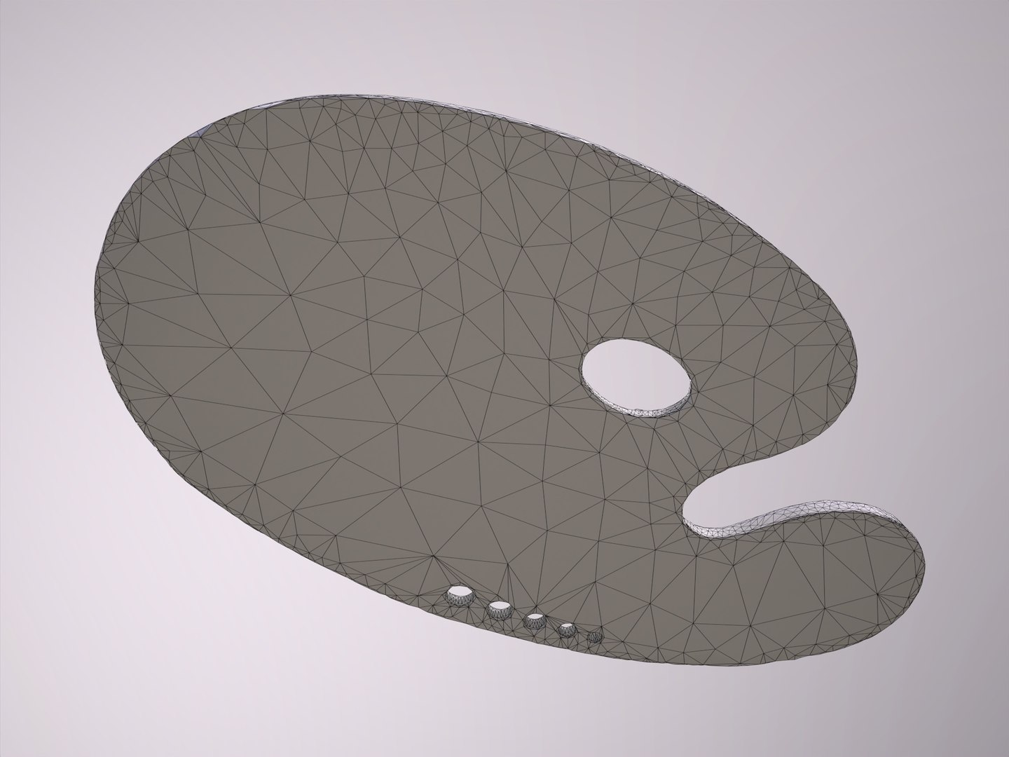 3D Paint Palette - TurboSquid 2045432