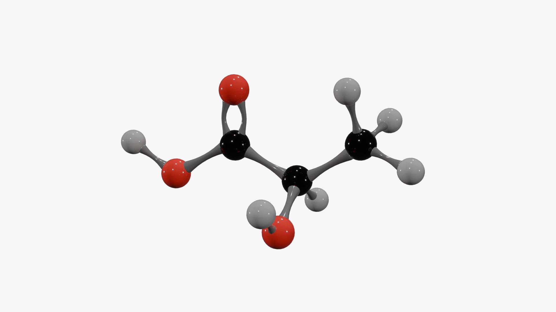 Lactic Acid Molecule 3D - TurboSquid 2451406