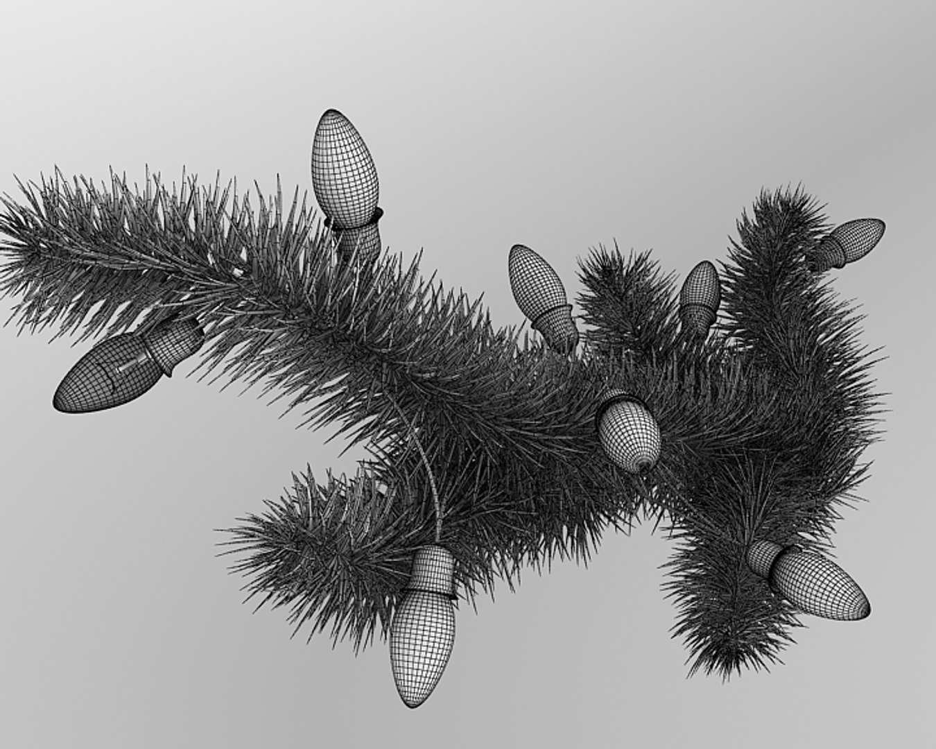 3d Amazing Christmas Light Model